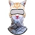 Cat Ski Mask, 3D Cat Ski Balaclava Sheisty Face Mask with Ears for ...
