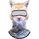 Cat Ski Mask, 3D Cat Ski Balaclava Sheisty Face Mask with Ears for ...