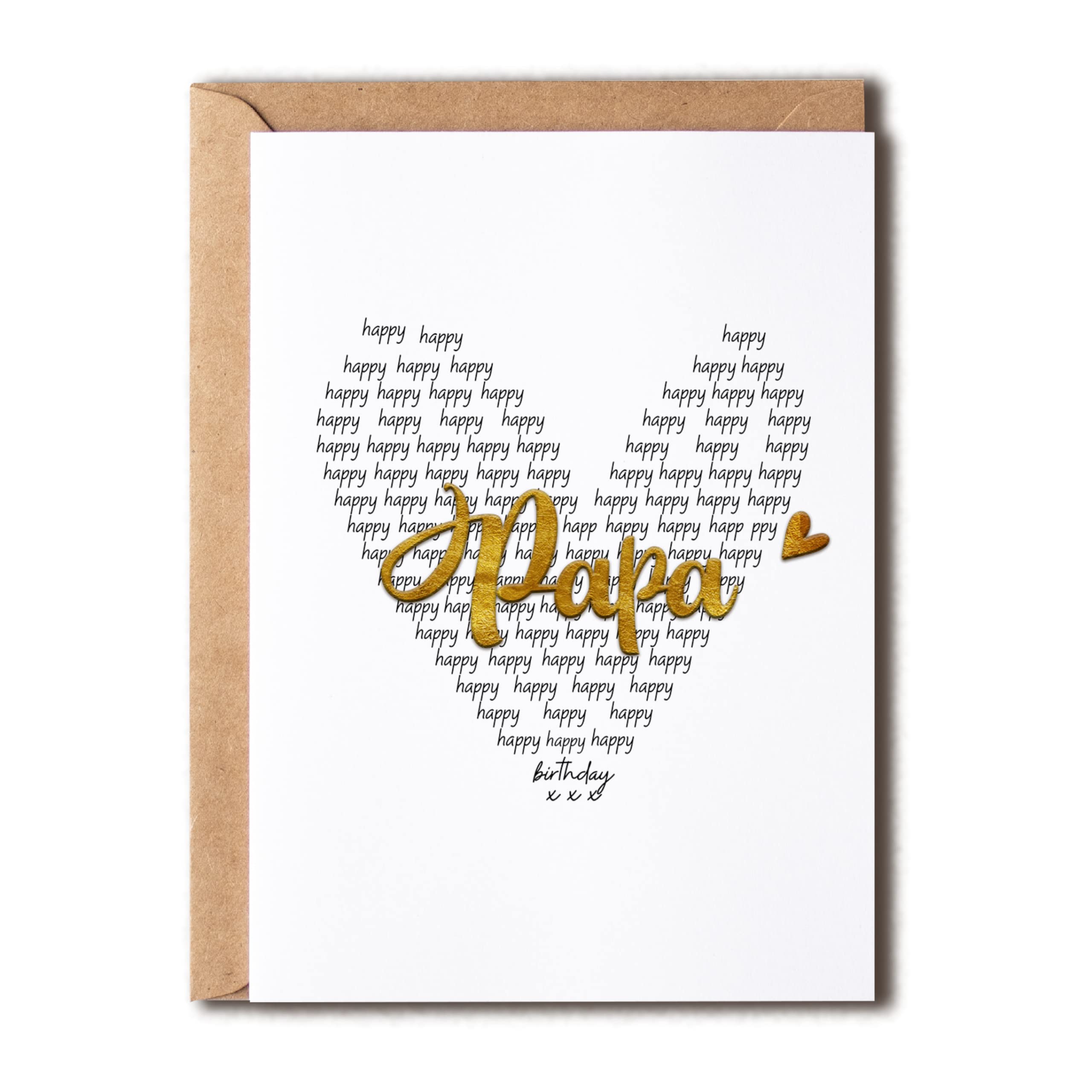 Mua EruditeGifts Papa Birthday Card - Birthday Card For Papa - Inside ...