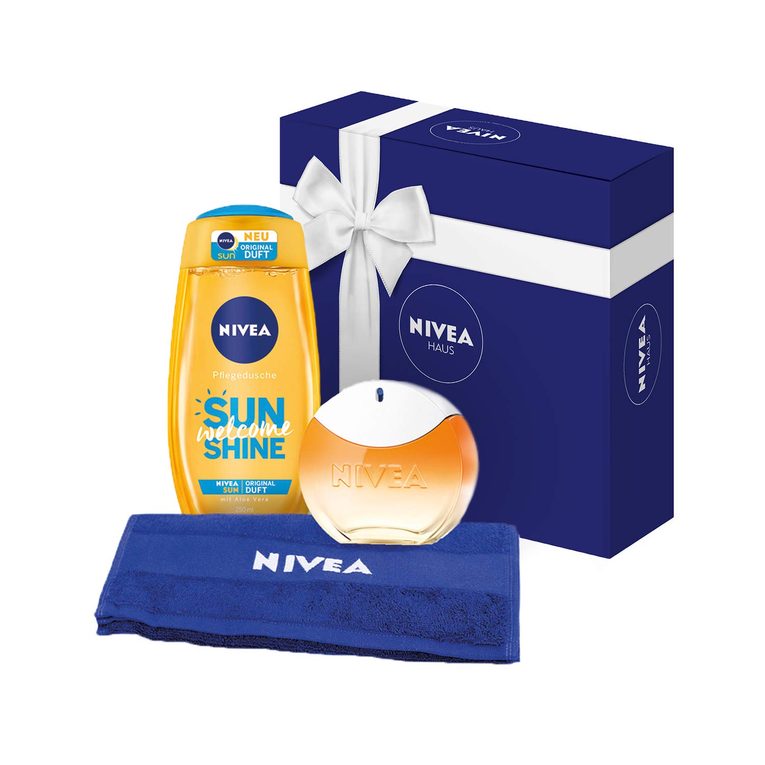 Geschenkset für Damen mit NIVEA SUN Eau de Toilette mit dem Original ...