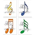 Amazon.com: NIIORTY Music Note Wall Decor Canvas Posters, Music Wall ...