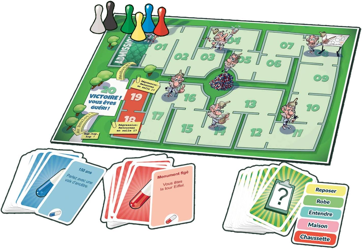 Goliath – Doctor Pill Game – Ambiance Game – For Ages 10 and Above ...