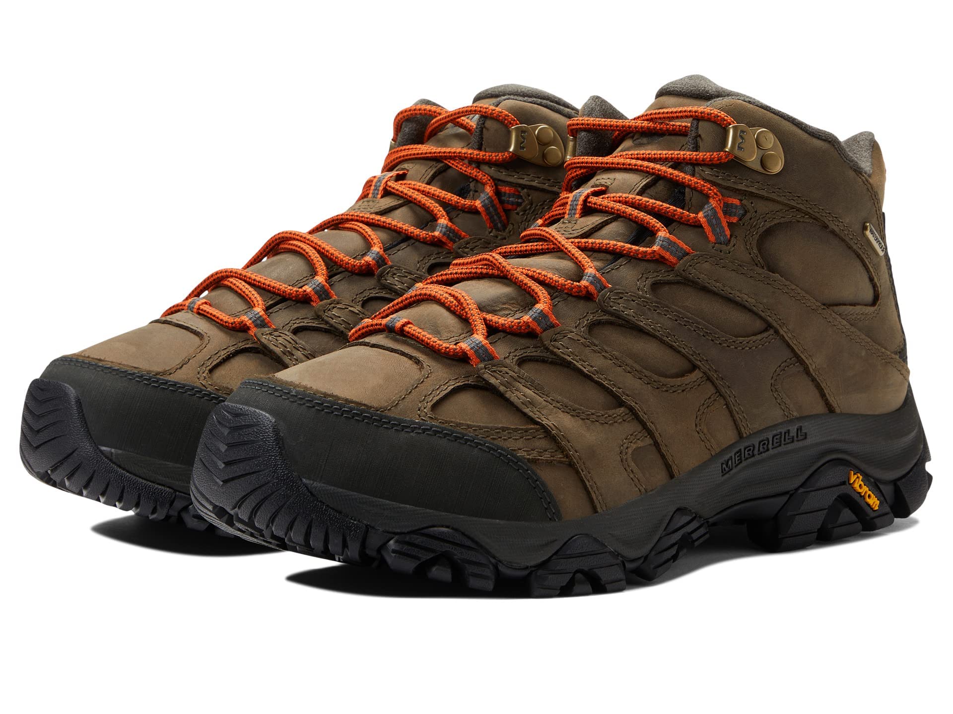 Merrell Men's Moab 3 Prime Mid Waterproof Hiking Boot, CANTEEN, 8 for ...