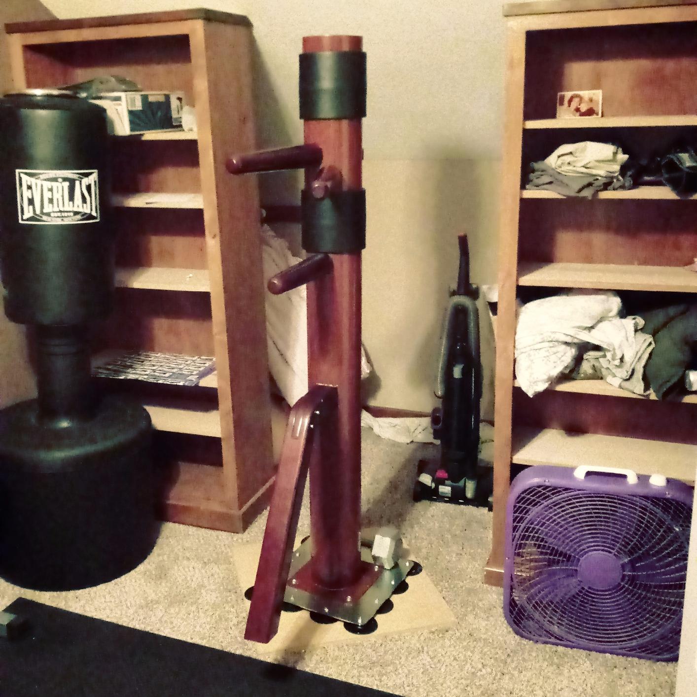 $33/mo - Finance AUGUSTAPRO ™ Iron Body Wing Chun Dummy Mook Yan Jong with Hardwood Arms and Leg ...