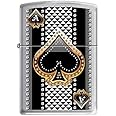 Amazon.com: Zippo "Ace of Spades" Brushed Chrome Lighter, 7951 : Health & Household