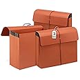 Amazon.com : 3 Packs Expanding File Pockets with Flap,Heavy Duty ...