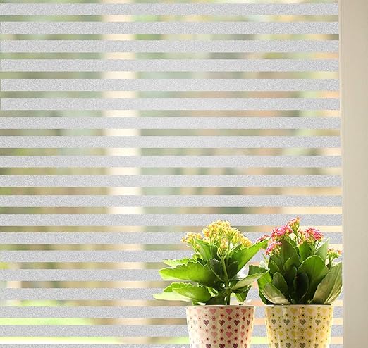 Buy Lukzer 2PC's Privacy Window Film Frosting Vinyl Sheets Sticker for ...