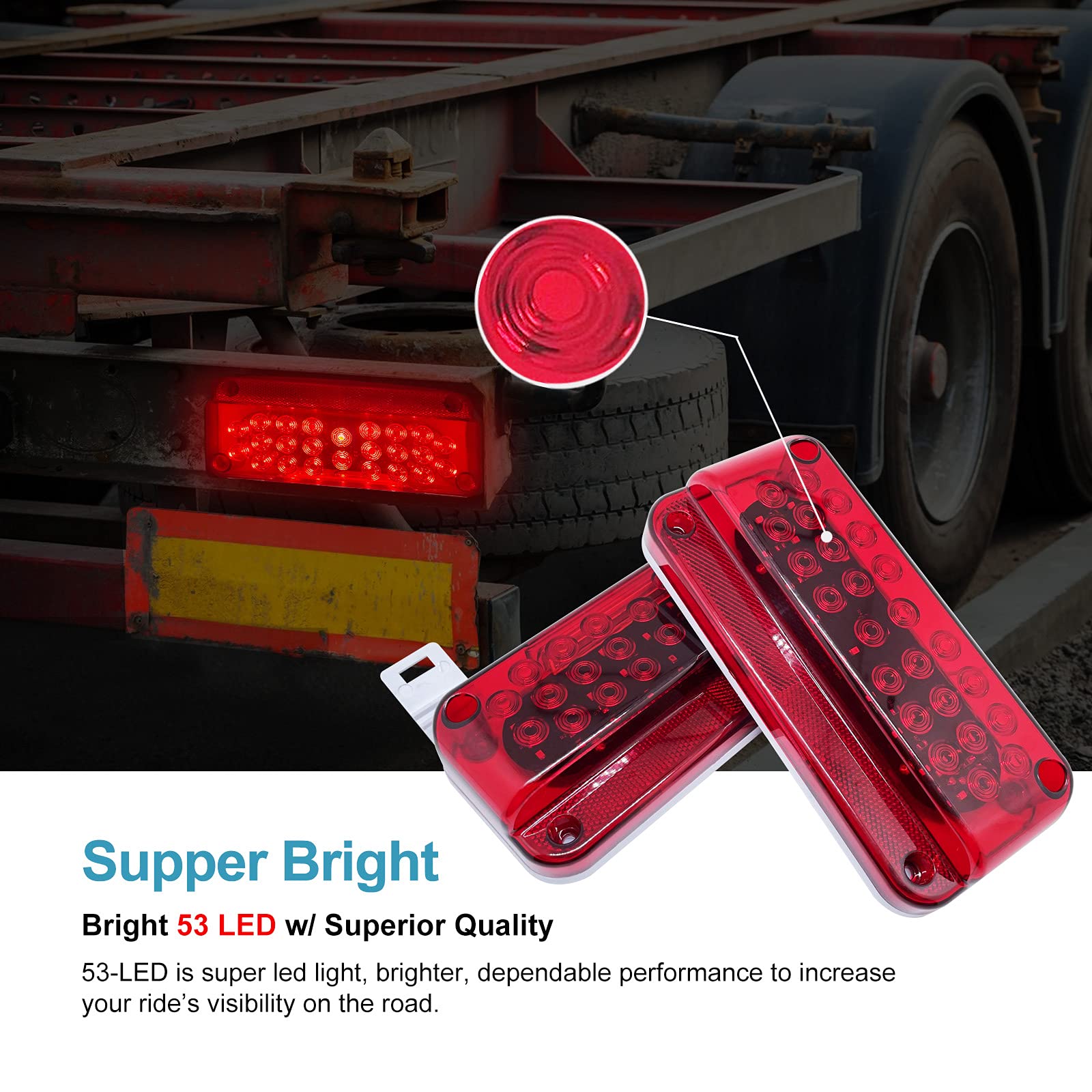 Mua VINAUO LED Trailer lights, RV Tail Lights LED, RV Brake Lights ...