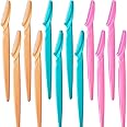 Amazon.com: 12 Pcs Face Razors for Women, Dermaplane Tool Eyebrow Razor ...