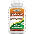 Amazon.com: Best Naturals Betaine HCL 648 mg 250 Capsules : Health ...