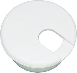 Amazon.com: 1 Desk Cord Cable Wire Grommet White 1-1/2" (White ...