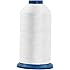Amazon.com: Item4ever WHITE Bonded Nylon Sewing Thread Size T210#207 ...