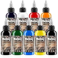 Amazon.com: 9PCS Tattoo Ink Color Set, 1oz (30ml) Tattoo Supply USA Pigment Kit Solong Tattoo ...