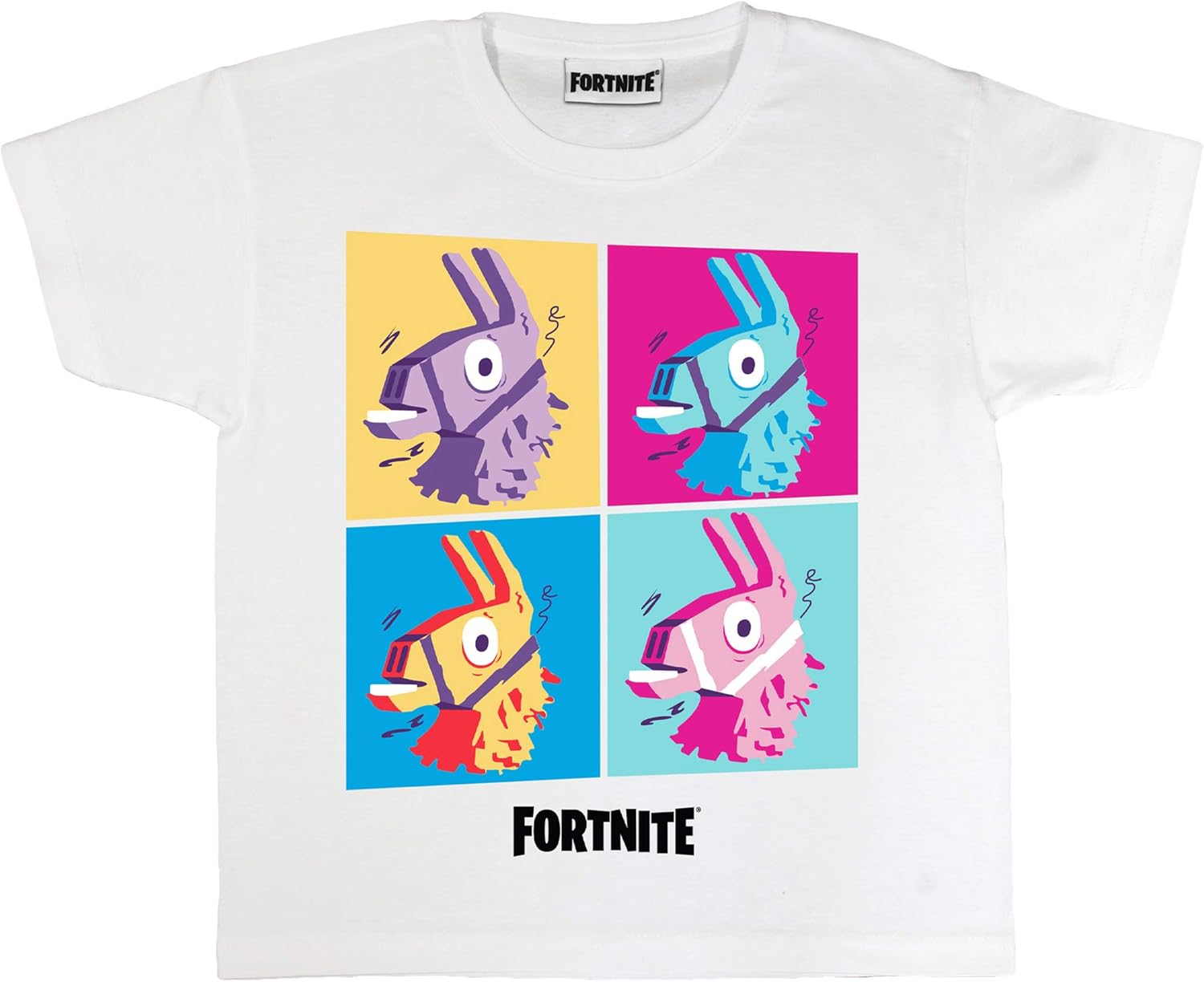 Fortnite Llama Pop Art Boys T-Shirt | Official Merchandise | PS4 PS5 ...