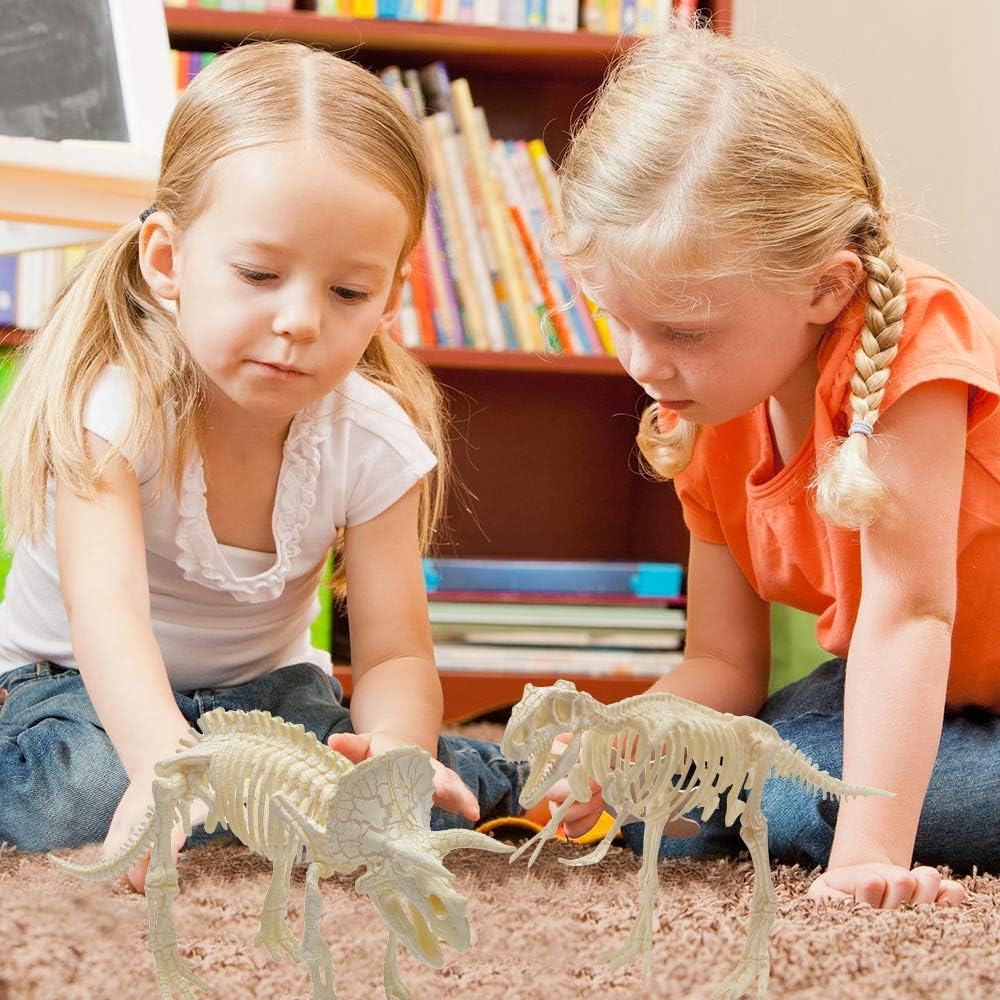 Powerking Dinosaur Fossil Dig kit, Dig and Discover Jurassic Dinosaur ...