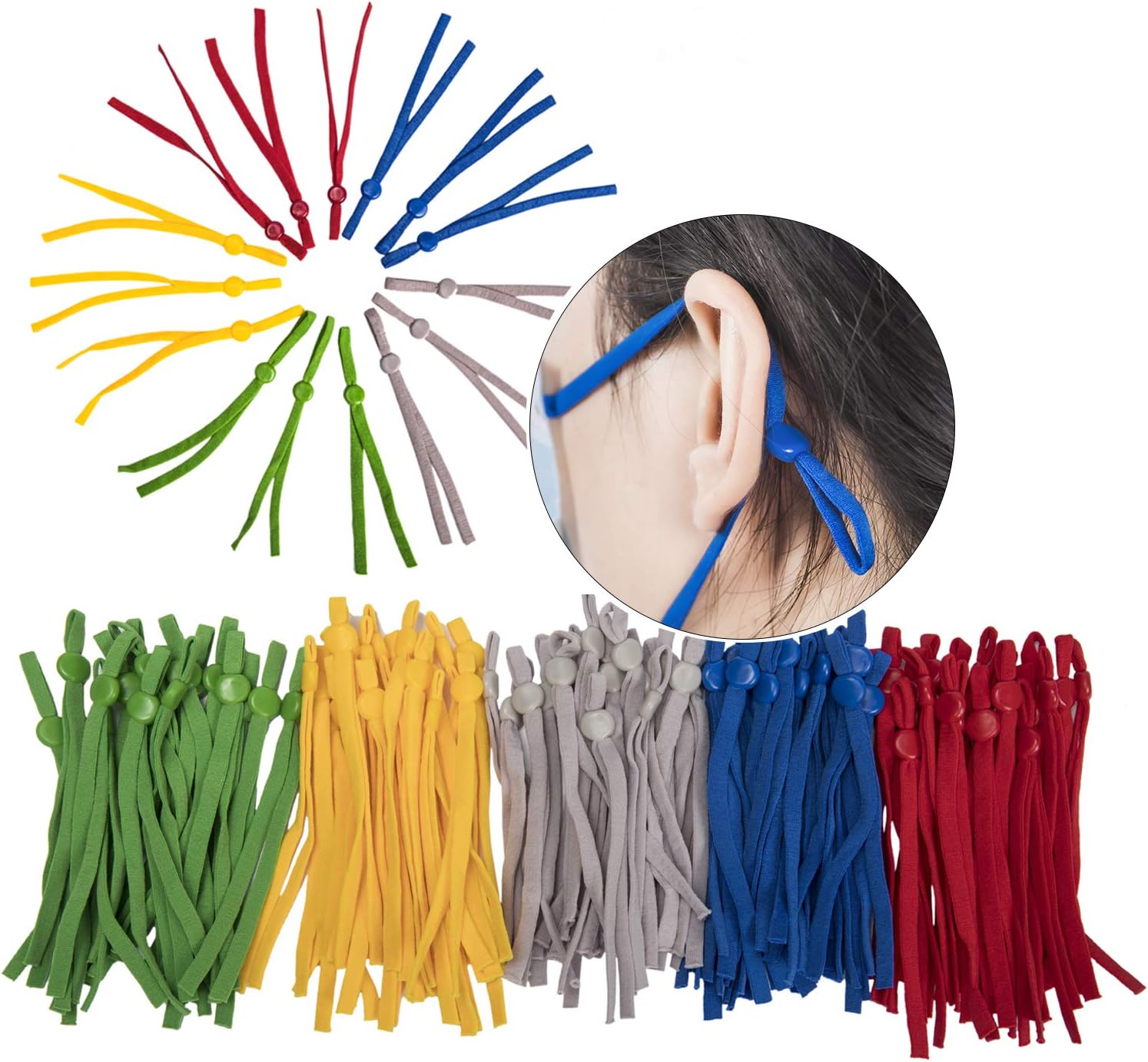 Cordón elástico de alta elasticidad, bandas elásticas para coser ...