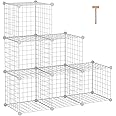 Amazon.com: C&AHOME Wire Cube Storage, 6 - Cube Organizer Metal C Grids ...