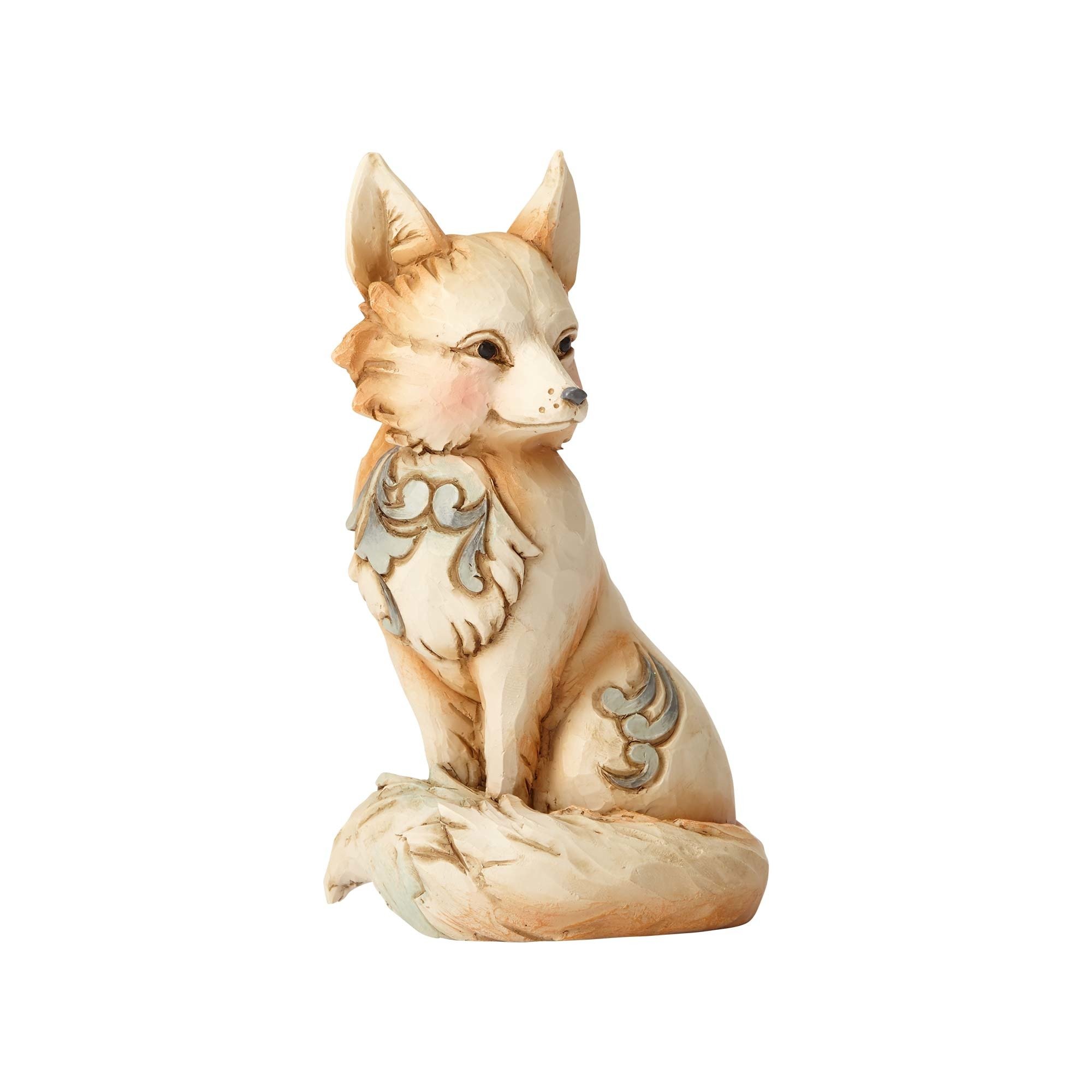 Enesco Jim Shore Heartwood Creek White Woodland Fox Stone Resin ...