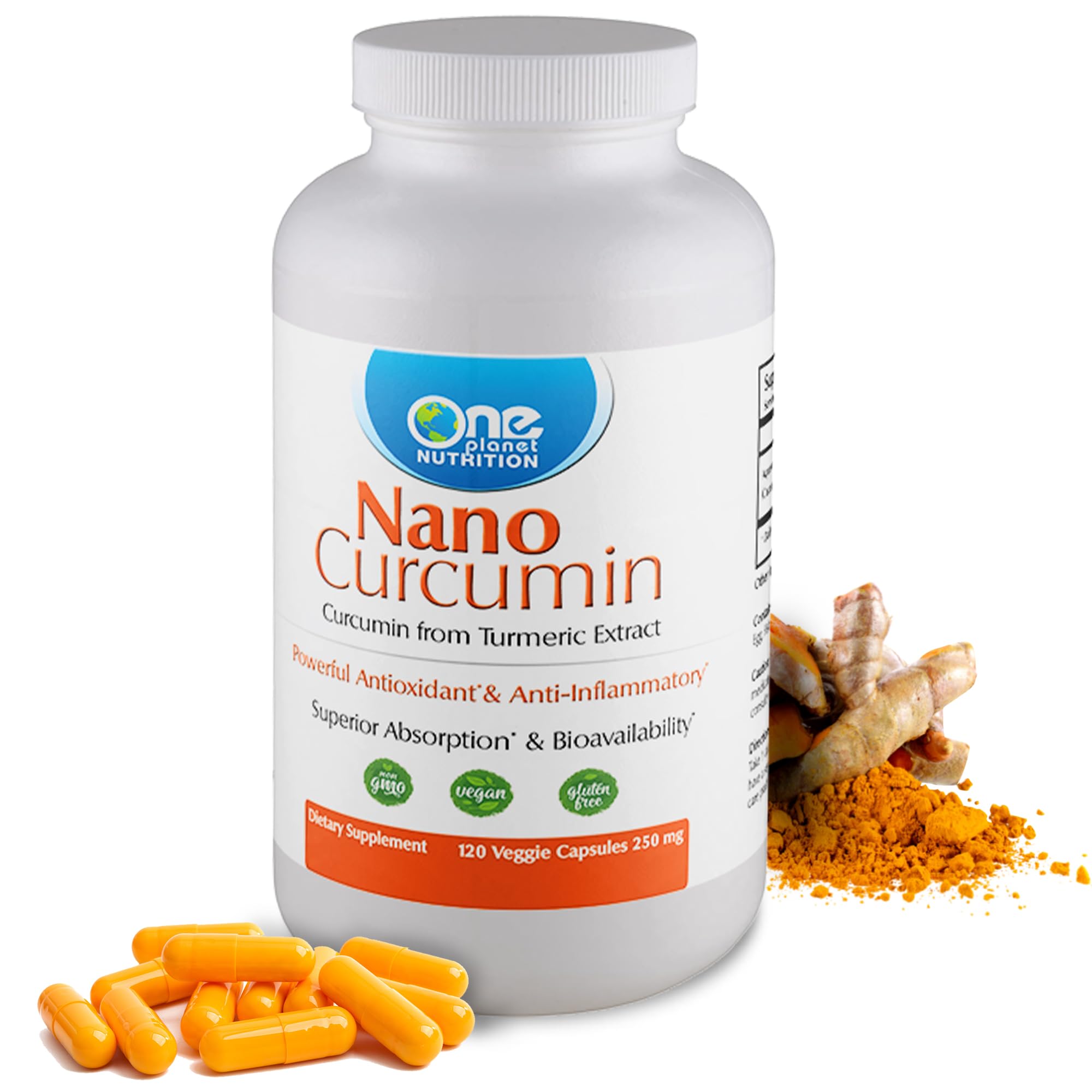 Mua Nano Curcumin 250 mg Veggie Capsules (120 Servings), Turmeric ...