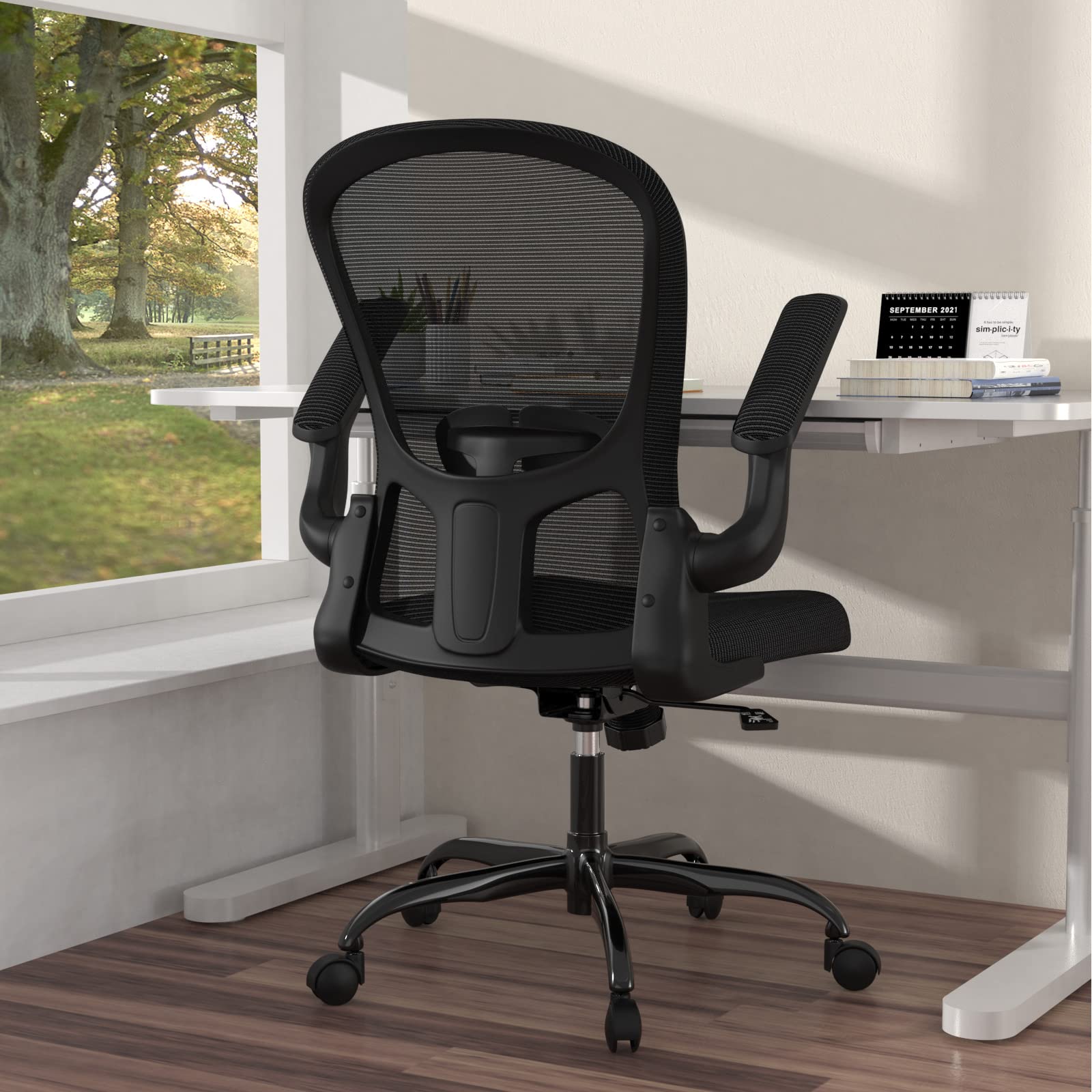 Ergonomic Office Chair, Comfort Swivel Home Office Task Chair ...