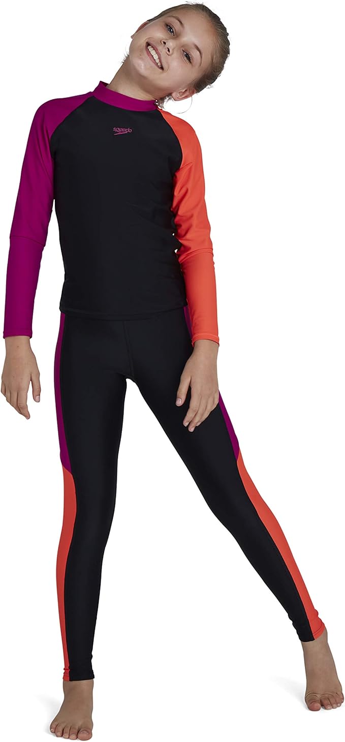 Speedo Girls Essential Rash Top Rash Top: Amazon.co.uk: Clothing