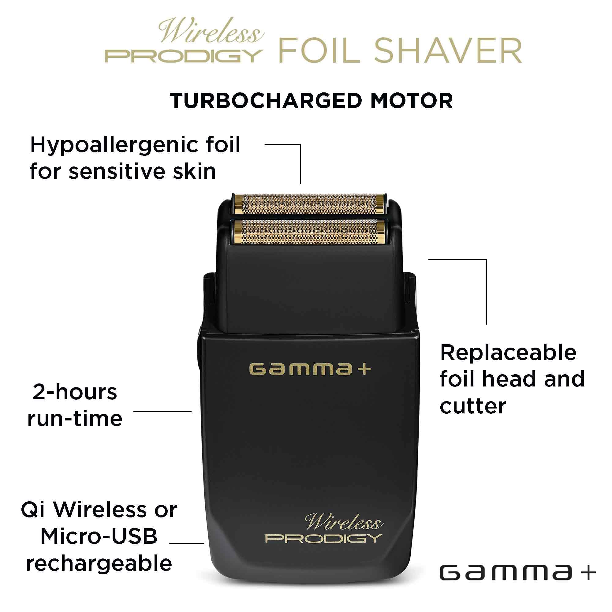 Mua GAMMA+Prodigy Professional Corded or Cordless Mens Foil Shaver with ...