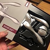 Amazon.com: Rabbit Wine Corkscrew with Foil Cutter, Black: Wine ...