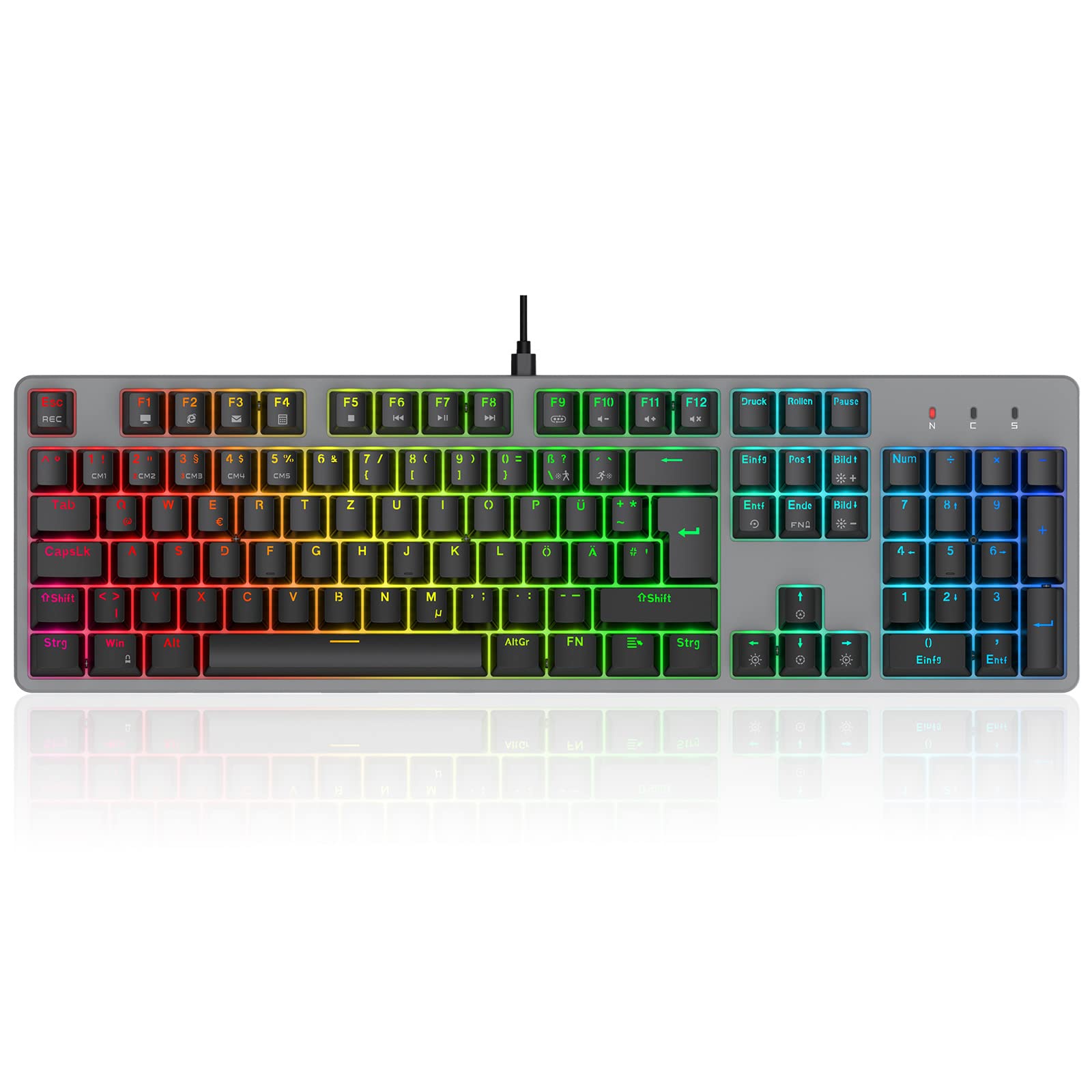Mua CIY X77 Mechanical Gaming Keyboard, 88 Keys, QWERTZ Layout ...