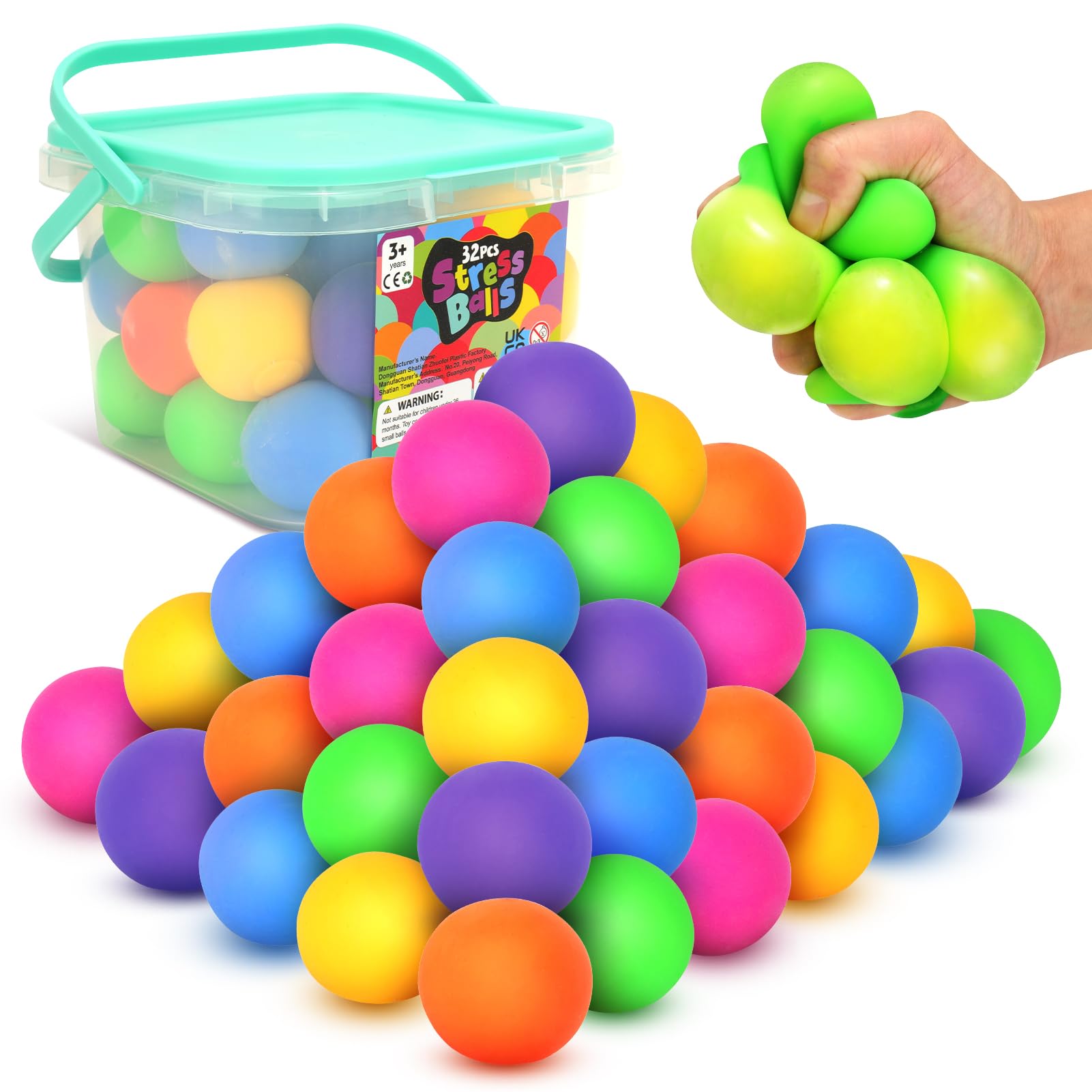 Mua KLT Stress Balls Bulk for Kids and Adults: 32 Pack Mini Squishy ...