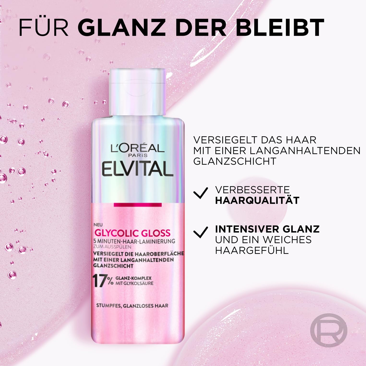Mua L'Oréal Paris Elvital Glycolic Gloss 5 Minuten Haar-Laminierung für ...