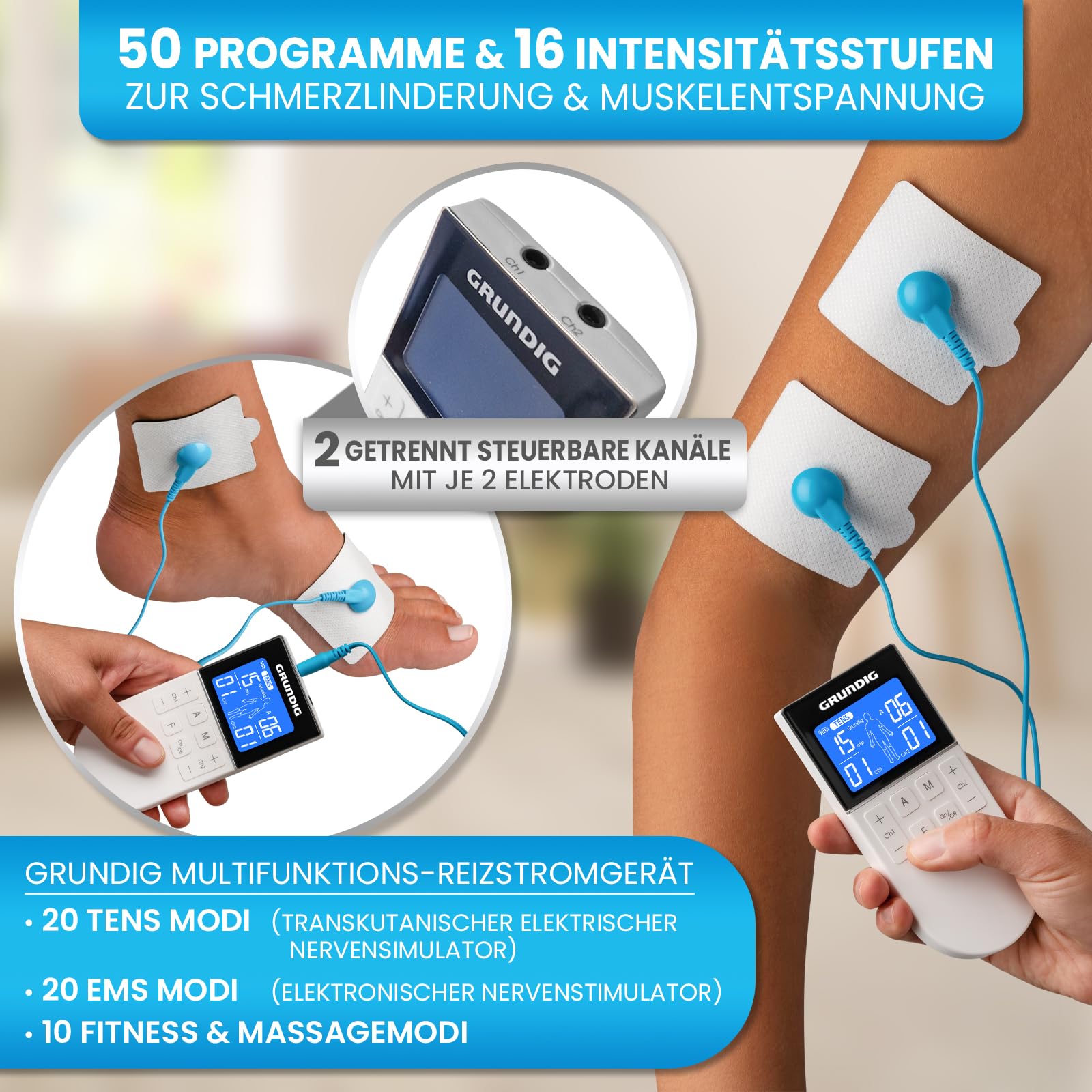 Mua GRUNDIG Tens Device Pain Therapy Stimulation Current Device ...