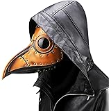 Amazon.com: Townshine Plague Doctor Bird Mask Latex Long Nose Beak ...