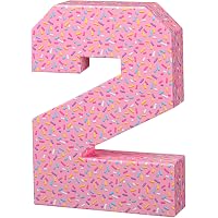 Amazon.com: Chunful Donut Two Sweet Birthday Decorations Girl 2nd Donut ...