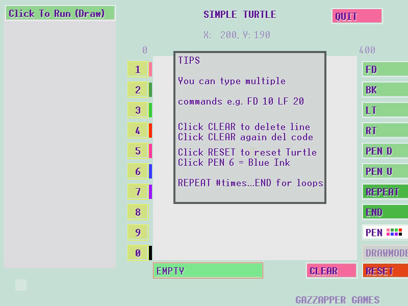 Simple LOGO Turtle - Draw Shapes with Code (STEM) - App on Amazon Appstore