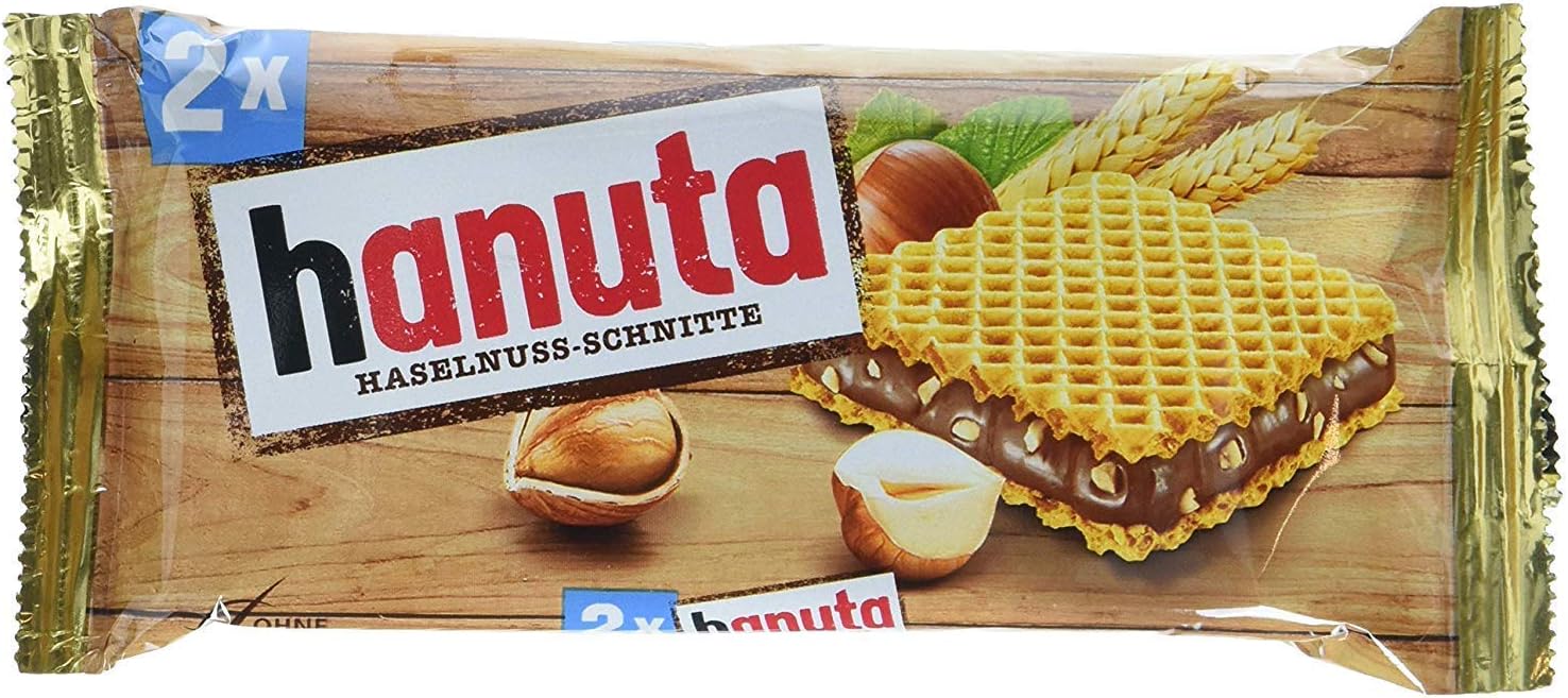 Ferrero hanuta Double Pack de 18 pièces x 44 G: Amazon.fr: Epicerie