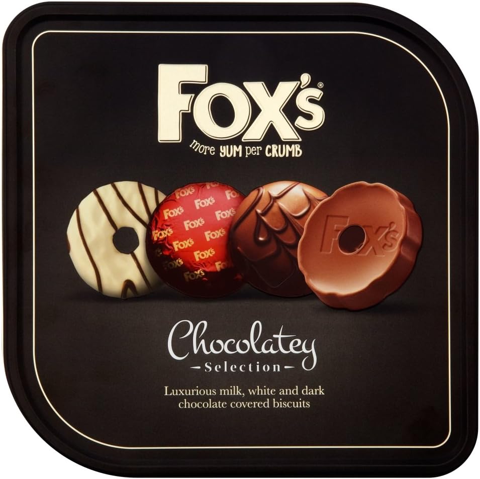 Fox's Chocolatey Biscuits Tin, 365g: Amazon.co.uk: Grocery