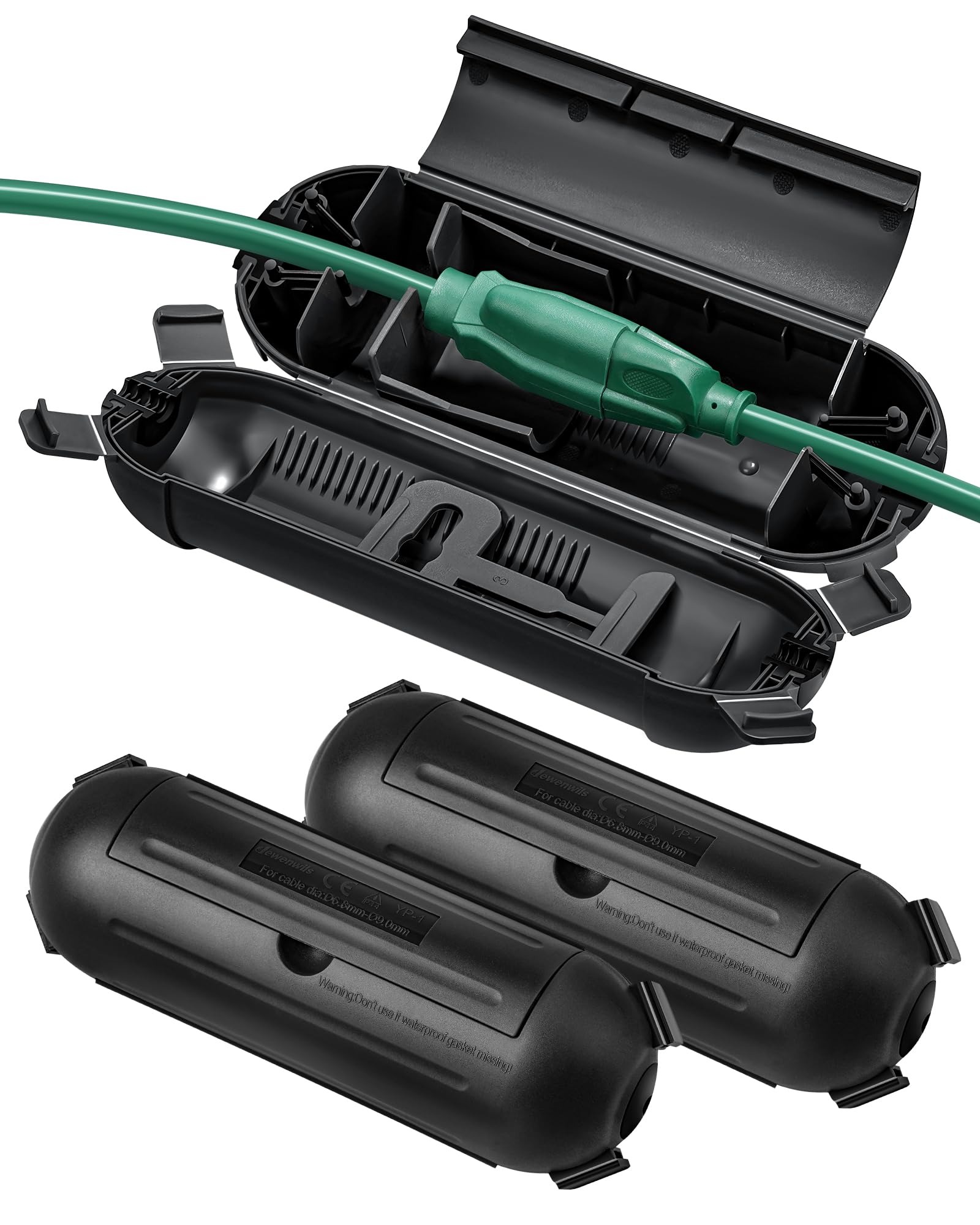 DEWENWILS [3Pack] Outdoor Extension Cord Safety Cover, Weatherproof ...
