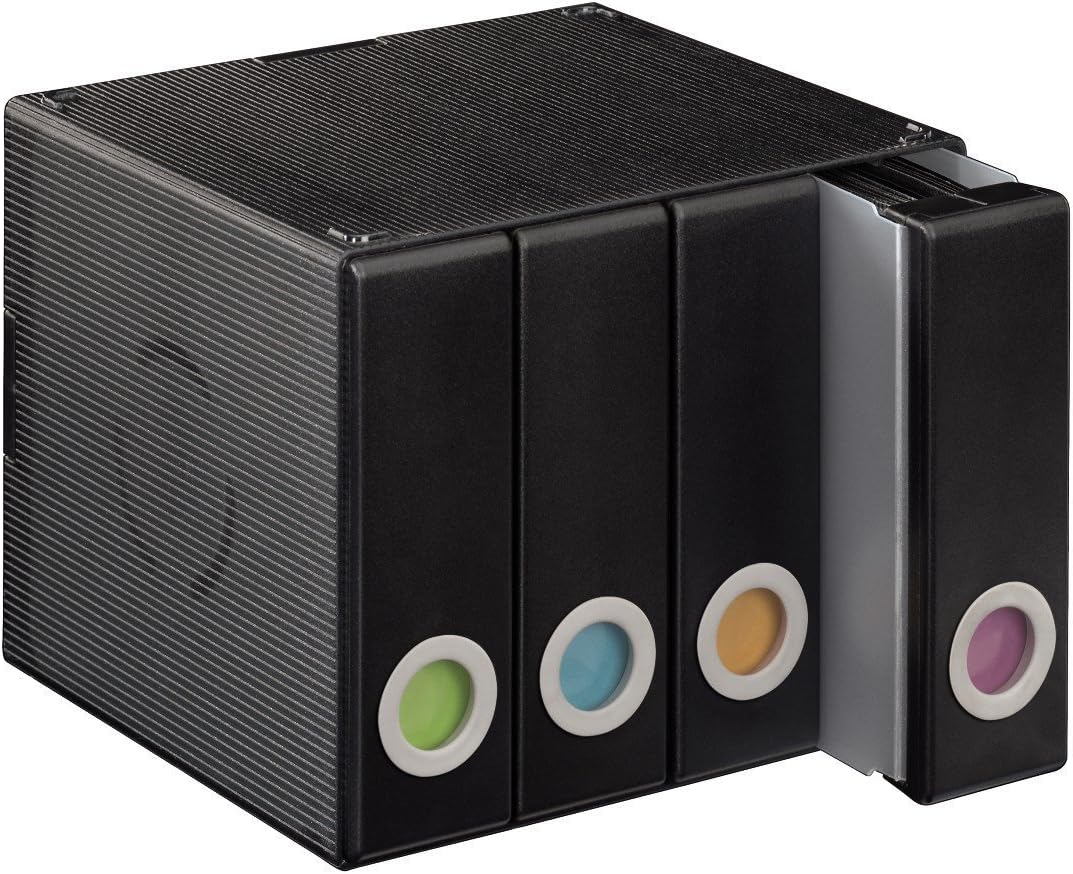 Hama CD /DVD Album Box 96, Black: Amazon.co.uk: Computers & Accessories