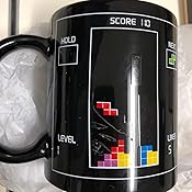 Amazon.com: Tetris Heat Changing Ceramic Coffee Mug - Classic Video ...