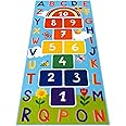 Amazon.com: STARUIA Washable Hopscotch Kids Rug for Playroom, Colorful ...