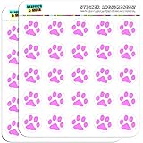 Amazon.com: 8 Paw Prints Sticker Pink - Dog, Puppy, Pooch Lover: Automotive