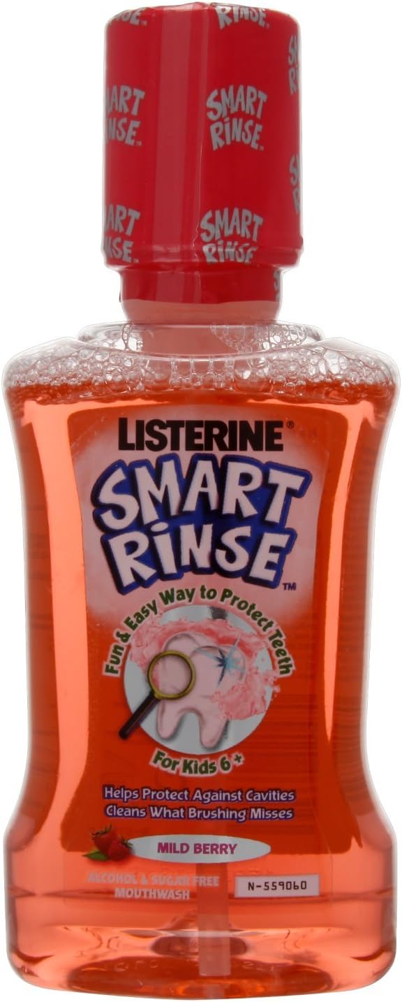 Listerine Smart Rinse For Kids 6+ Mild Berry 250ml: Amazon.ca: Beauty