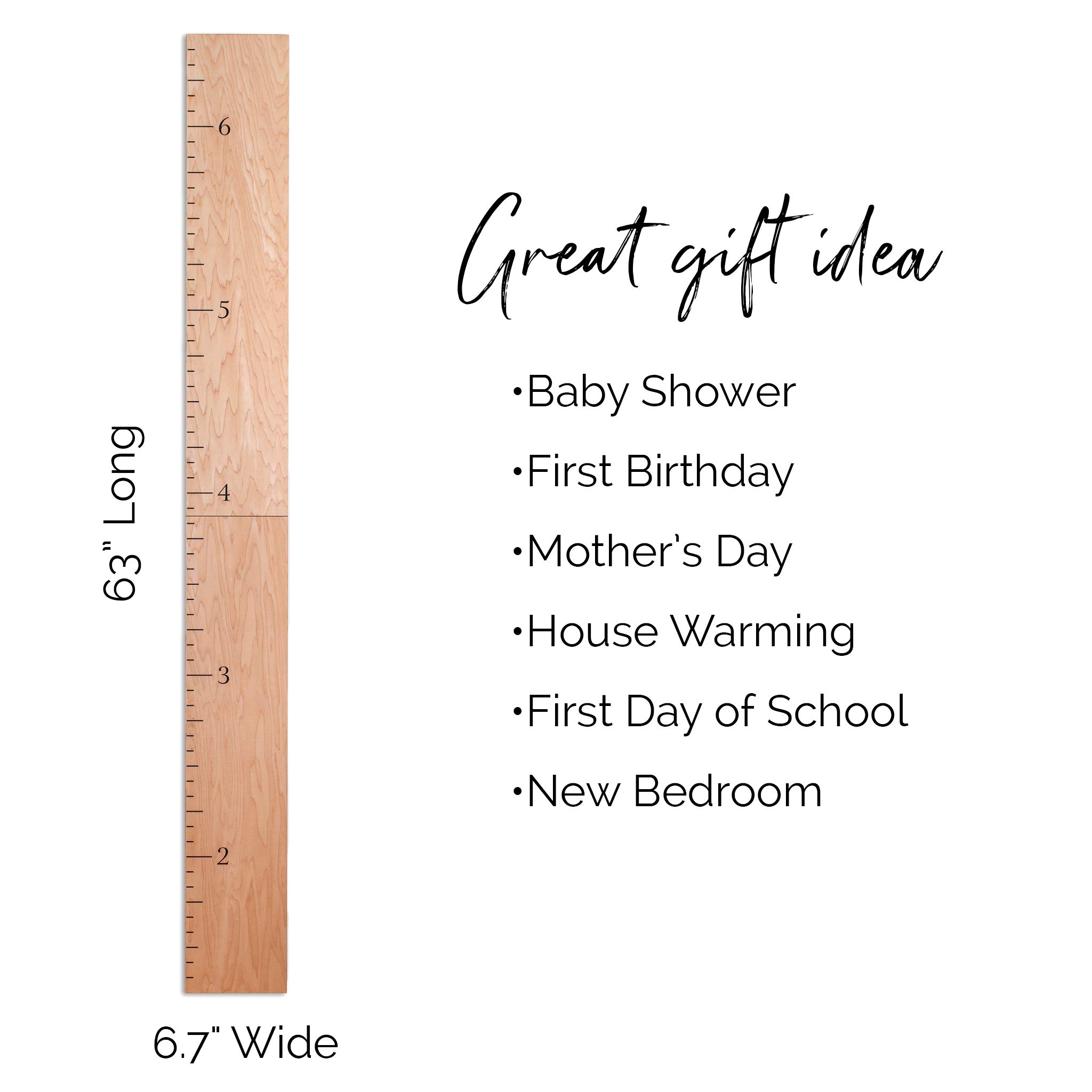 Mua HEADWATERS STUDIO Wood Growth Chart for Wall - Growth Chart Wood ...