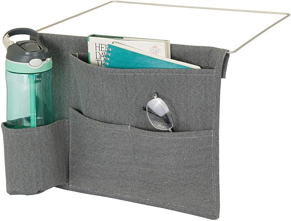 mDesign Portaoggetti da letto appendibile - Spazioso organizer in ...