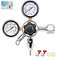 Amazon.com: MRbrew CO2 Regulator Keg Regulator CGA-320 Draft Beer Regulator, Kegerator Regulator ...