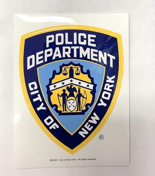 Amazon.com: NYPD New York Police Department Offical Licensed Sticker ...