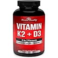 Amazon.com: Vitamin K2 (MK7 & MK4) with D3 Supplement - Vitamin K & D ...