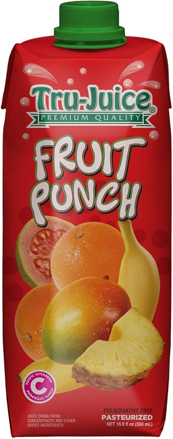 Tru-Juice Fruit Punch, 500ml: Amazon.co.uk: Grocery