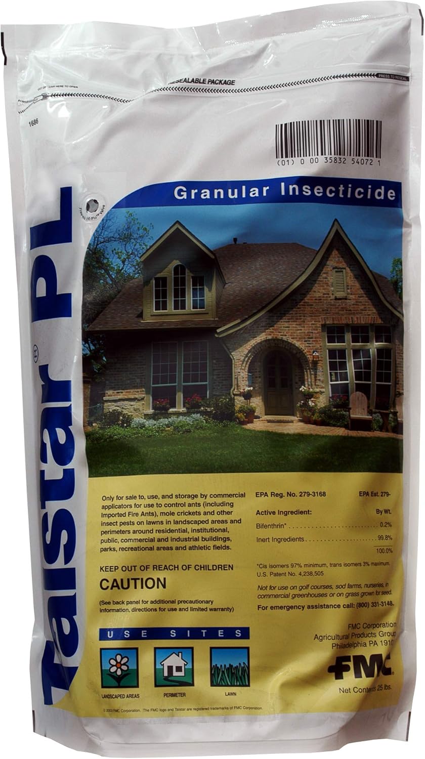 Amazon.com : FMC Talstar PL Granular Insecticide - 1 Bag (25 lb ...