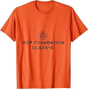 Amazon.com: Secure Contain Protect SCP Foundation Logo Class D Tee ...